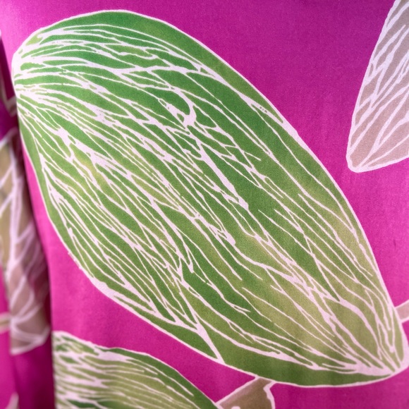 Tops | Super Rare Y2k Barbiecore Bobby Chan Pink And Green Button Down ...